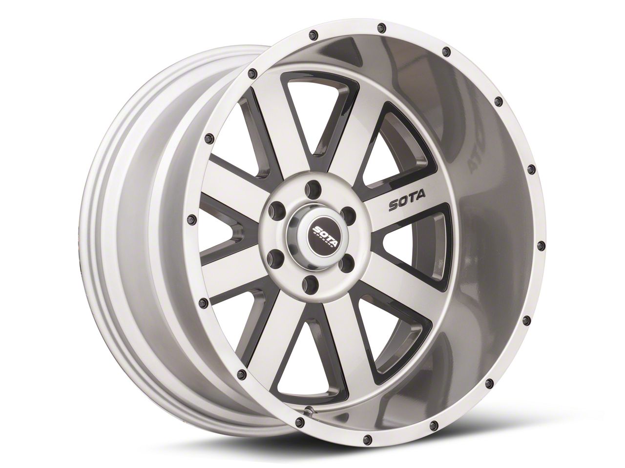 SOTA Off Road Silverado 1500 A.W.O.L. Anthra-Kote Black 6-Lug Wheel ...