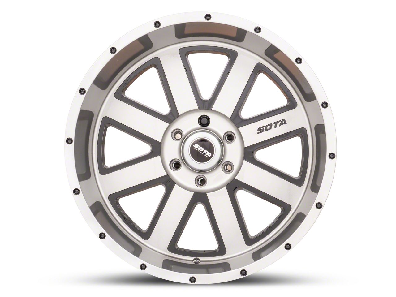 SOTA Off Road Silverado 1500 A.W.O.L. Anthra-Kote Black 6-Lug Wheel ...