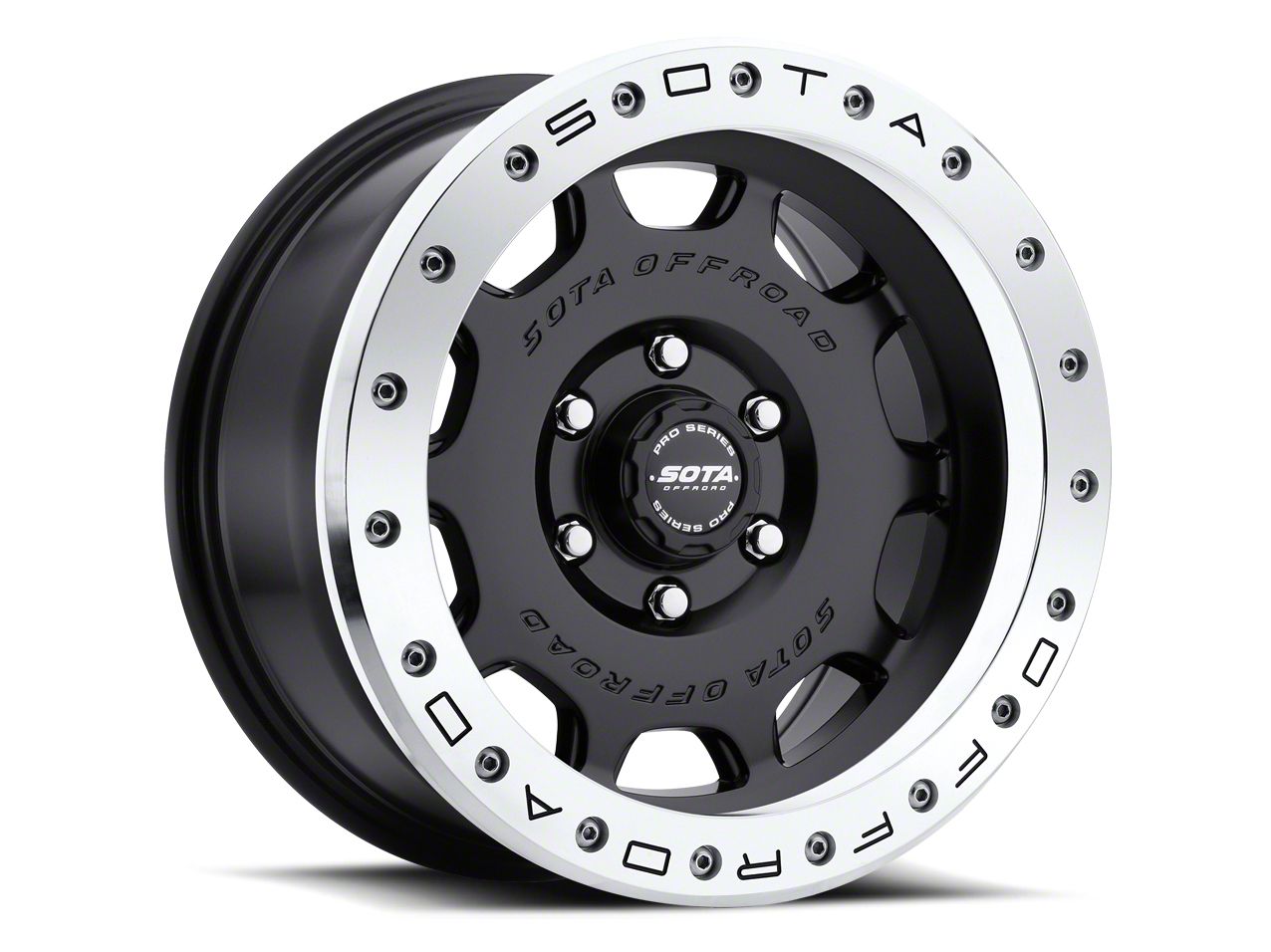 SOTA Off Road Sierra 1500 D.R.T. Stealth Black 6-Lug Wheel; 17x8.5 ...