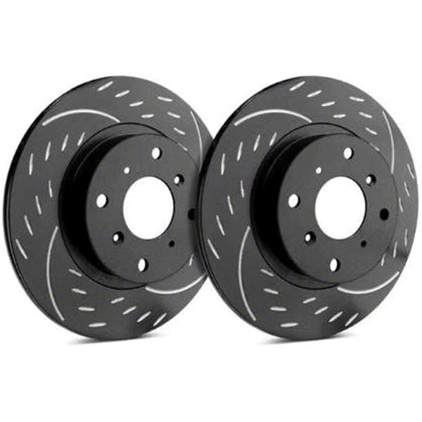 SP Performance Colorado Diamond Slot 6-Lug Rotors with Black Zinc ...
