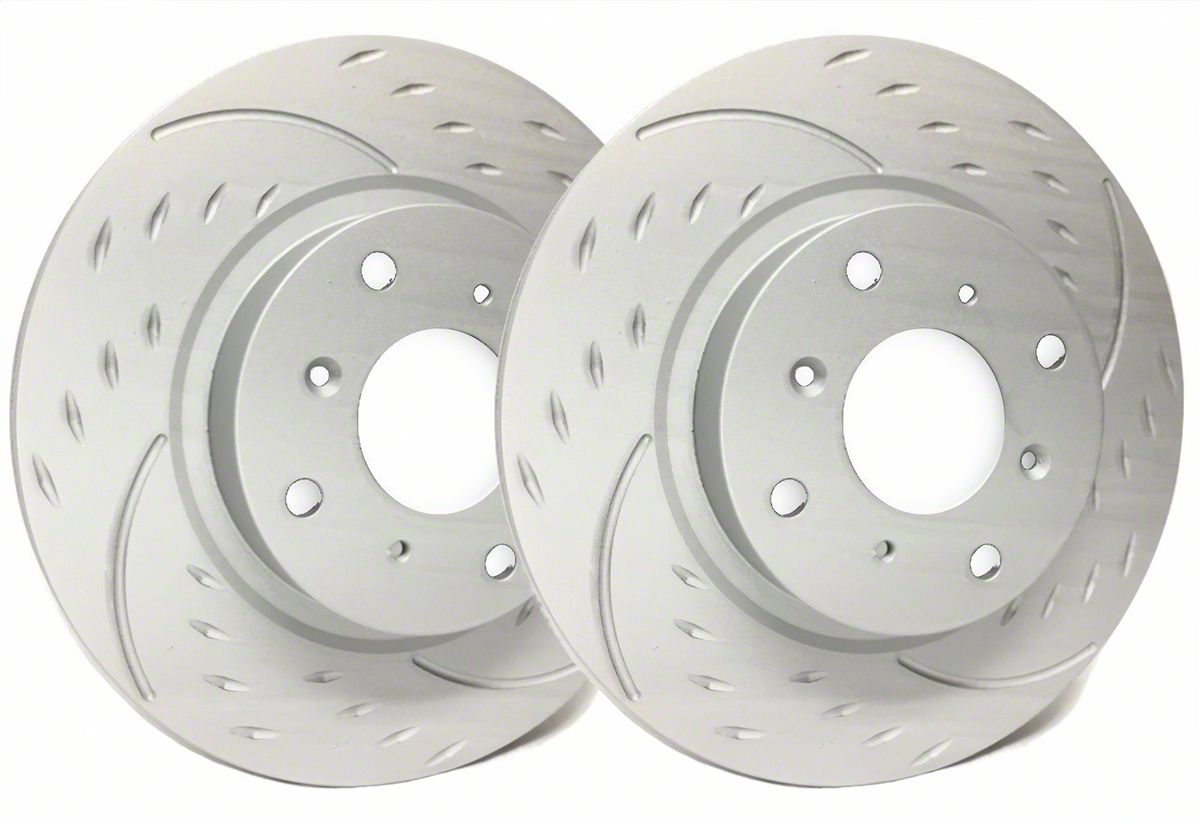SP Performance Sierra 2500 Diamond Series Slotted 8-Lug Rotors with ...