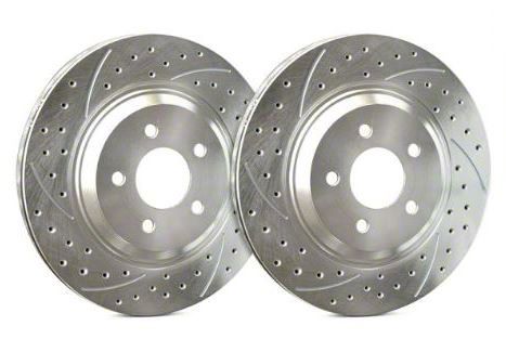 SP Performance Silverado 2500 Double Drilled and Slotted 8-Lug Rotors ...