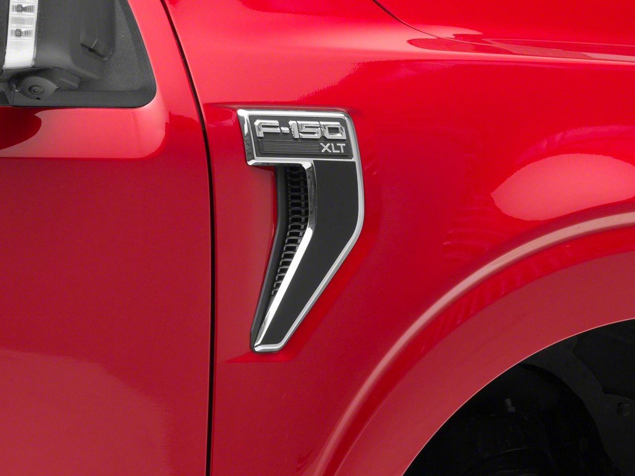 SEC10 F-150 Fender Grille Decal; Matte Black T583775 (21-24 F-150 ...