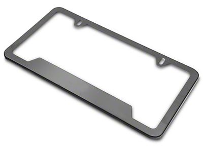 License Plate Cover Silicone License Plate Frame With Cover Combo- Flat ...