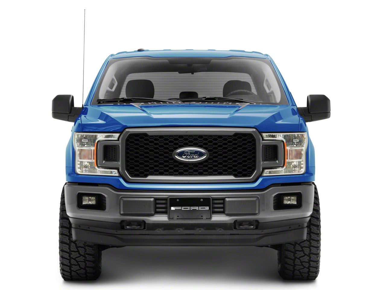 RedRock F-150 Stainless Steel License Plate with Silver FORD Lettering ...