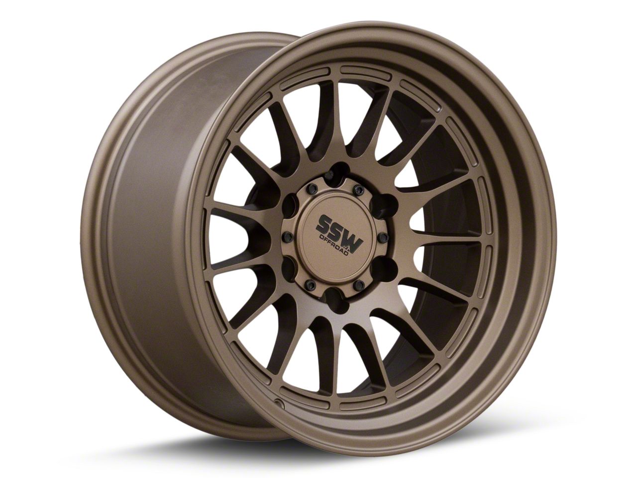 SSW Off-Road Wheels Colorado Dakar Matte Bronze 6-Lug Wheel; 17x9 ...