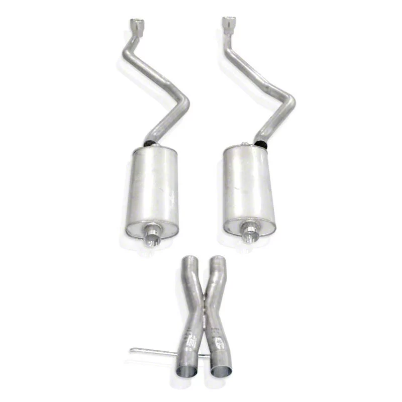 Stainless Works Tahoe Turbo Chambered Dual Exhaust System with Polished ...