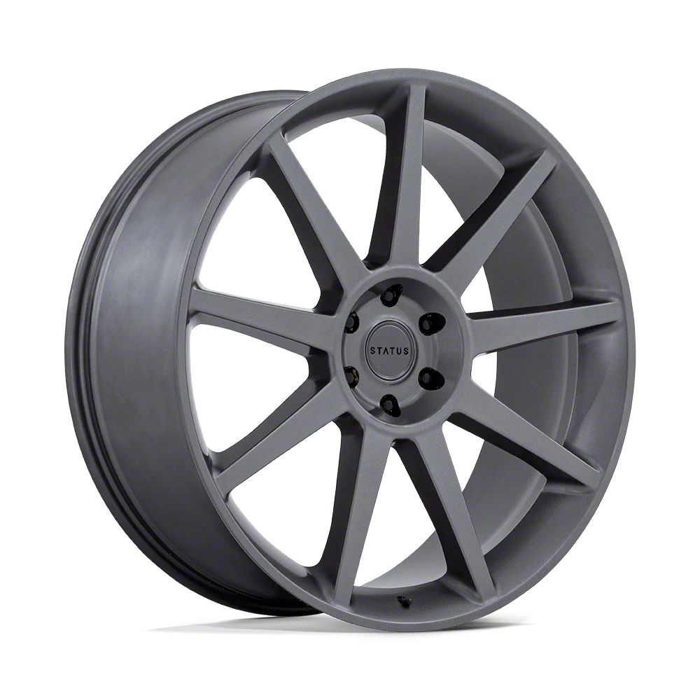 Status Yukon Mammoth Matte Anthracite 6-Lug Wheel; 24x10; 30mm Offset ...