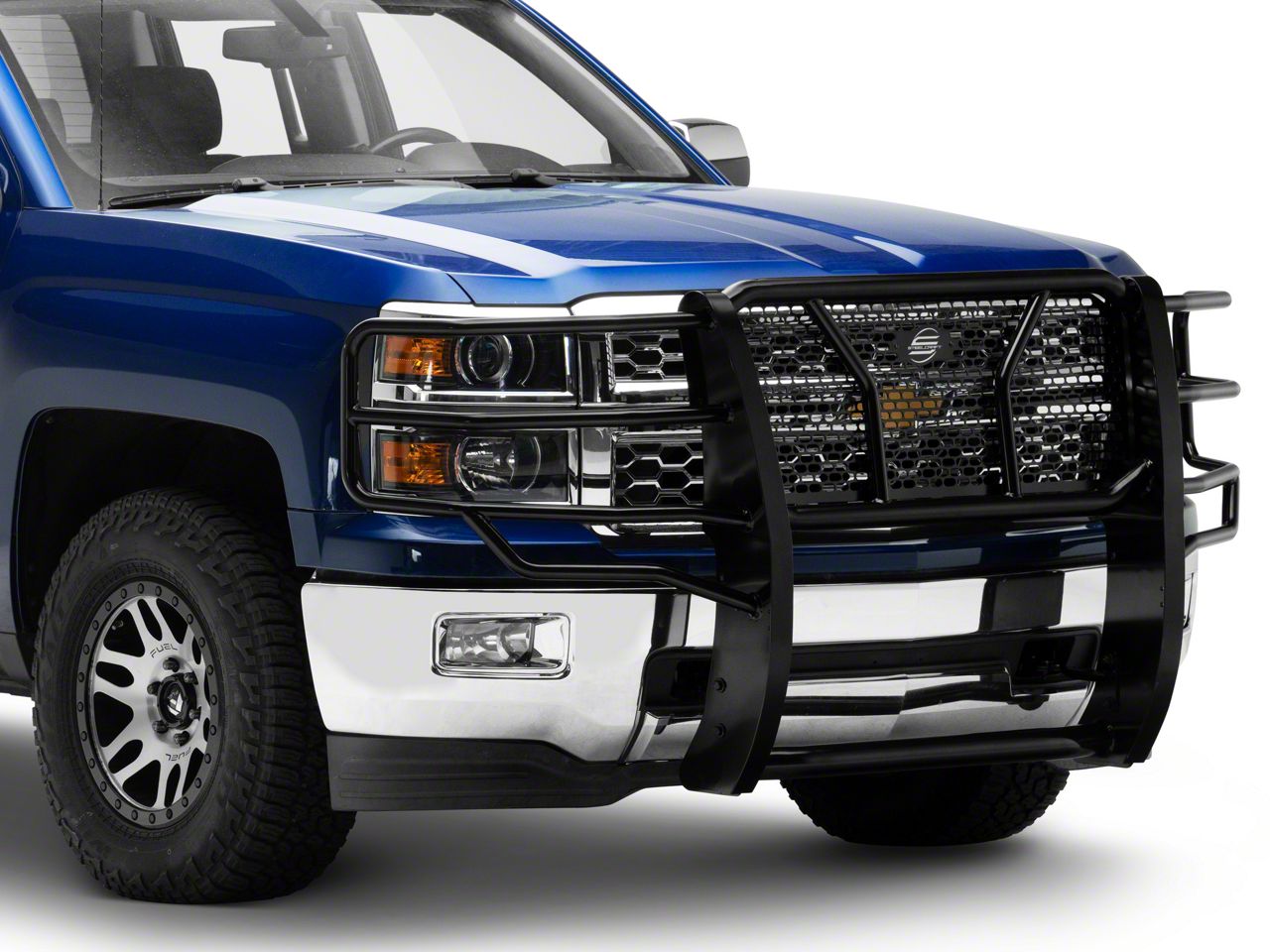 How to Install Steel Craft HD Grille Guard - Black on your Silverado ...