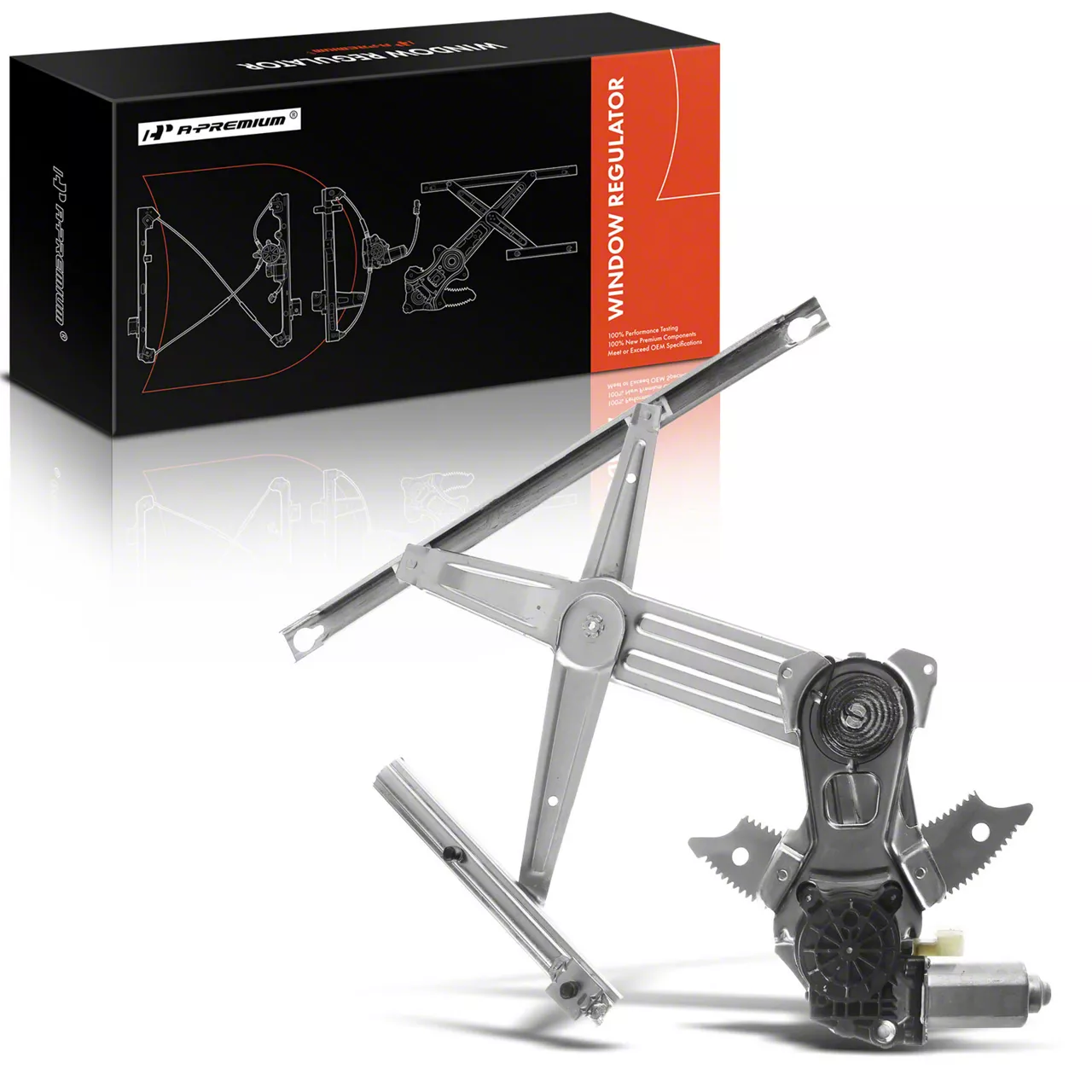 RAM 2500 Power Window Regulator with Motor; Front Driver Side (03-09 ...