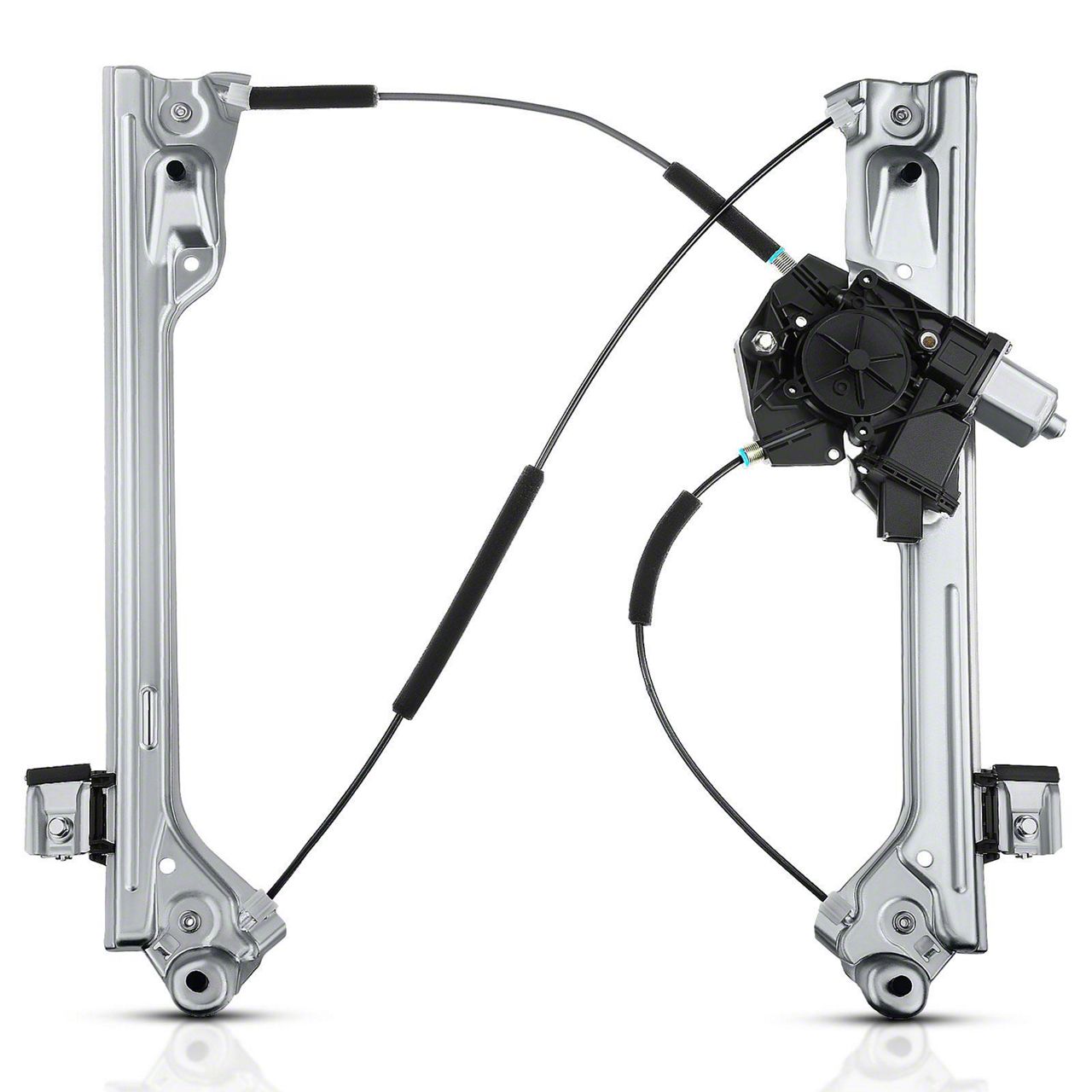 Silverado 1500 Power Window Regulator with Motor; Front Driver Side (14 ...