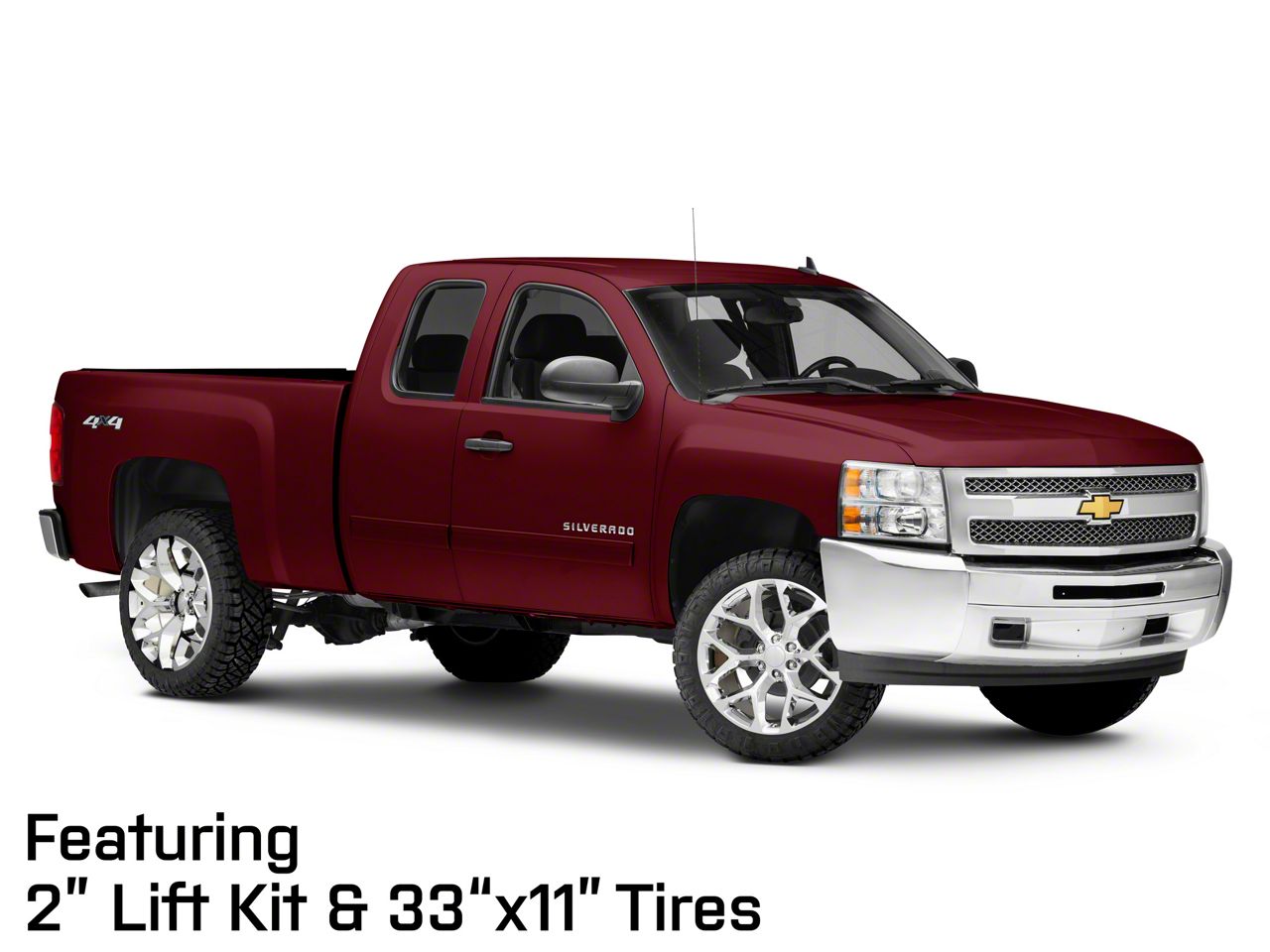 Strada OE Replica Silverado 1500 Snowflake Chrome 6-Lug Wheel; 22x9 ...