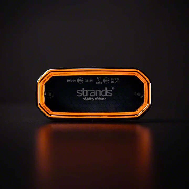 Strands Lighting Ranger FOR9T Scale Side Marker Light; Amber 850452 ...