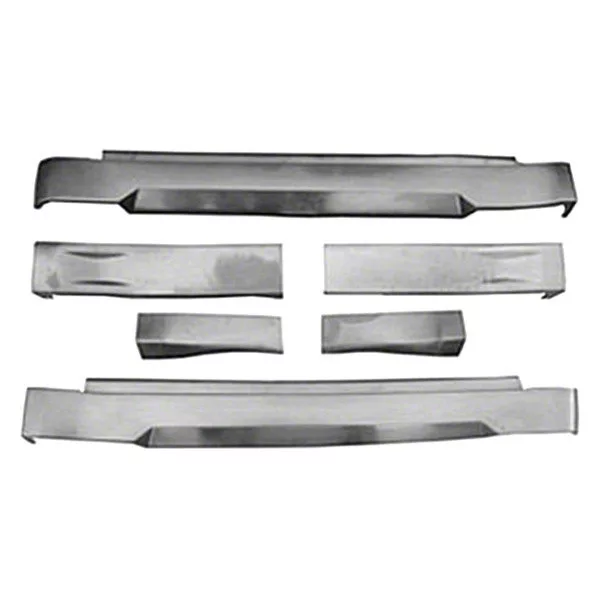 Street Scene Sierra 1500 Side Skirts; Unpainted 950-70194 (07-13 Sierra ...