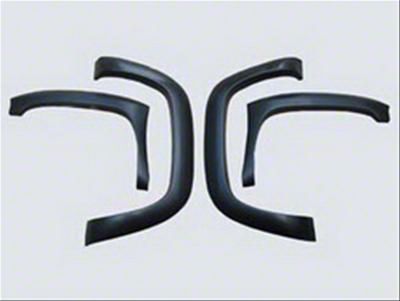 Street Scene Silverado 1500 Round Style Fender Flares; Front; Unpainted ...