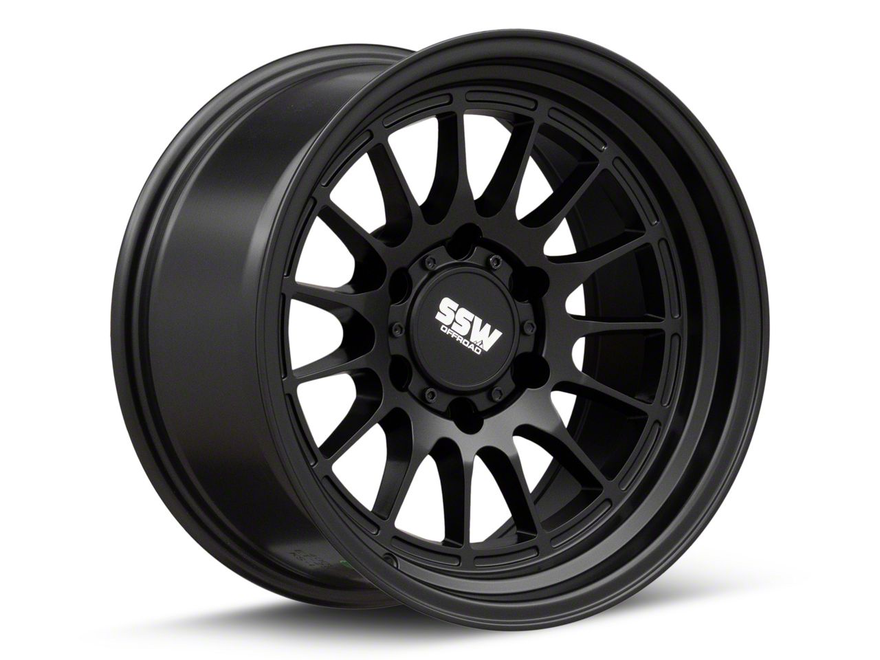 SSW Off-Road Wheels Ranger Dakar Matte Black 6-Lug Wheel; 17x9; -25mm ...