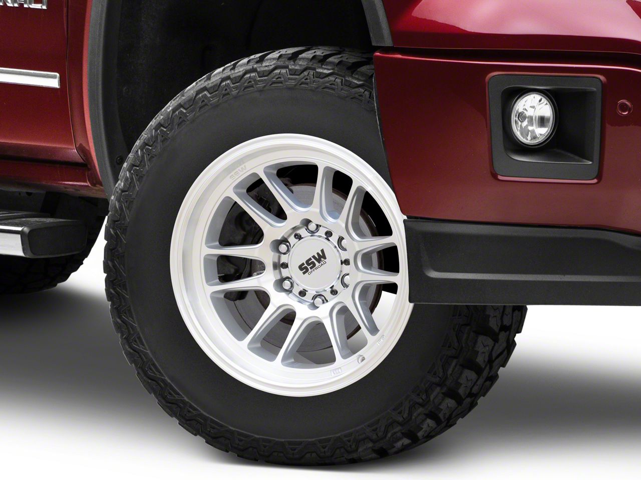 SSW Off-Road Wheels Sierra 1500 Raptor Machined Silver 6-Lug Wheel ...