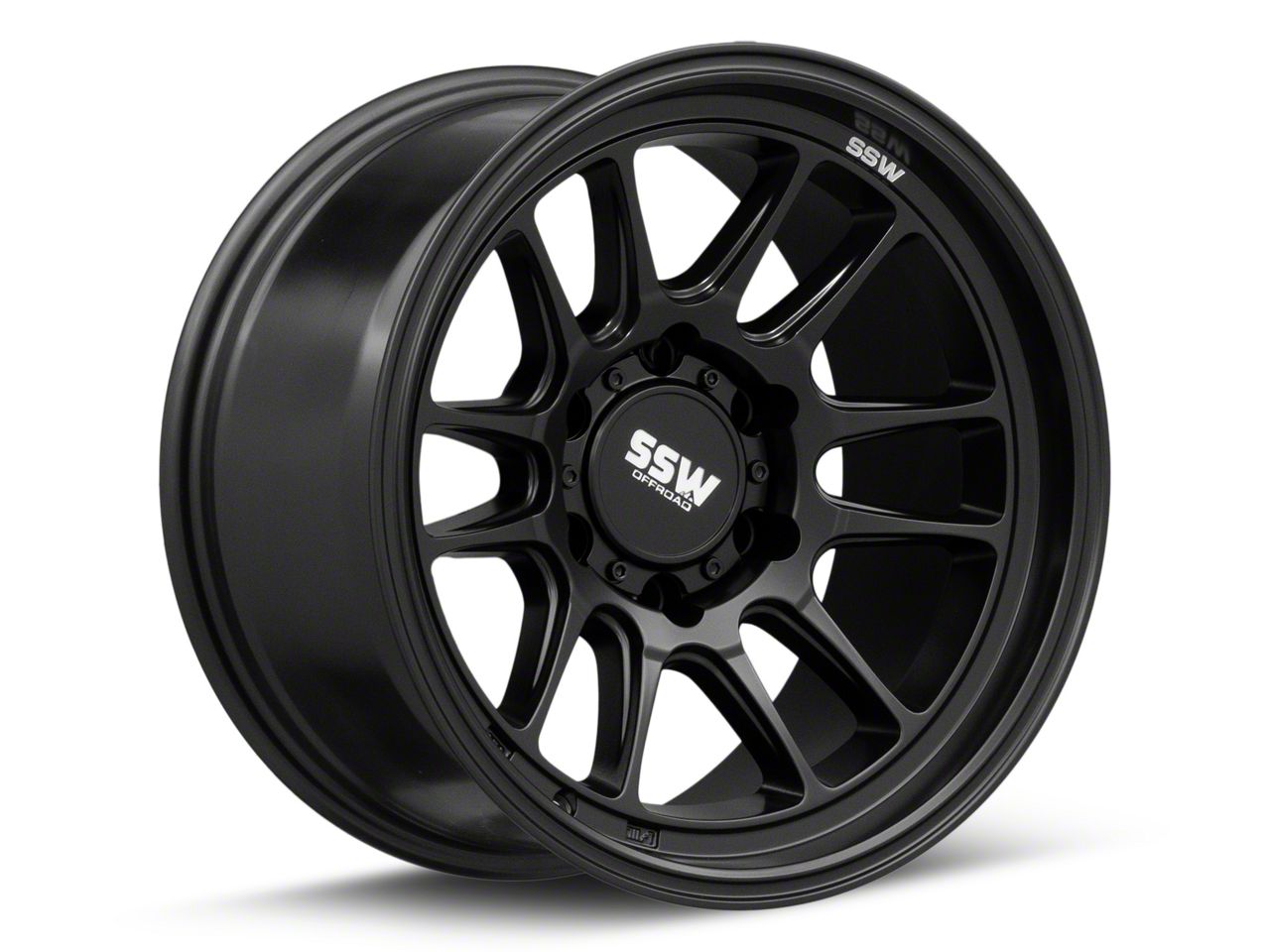 SSW Off-Road Wheels Tahoe Raptor Matte Black 6-Lug Wheel; 17x9; -12mm ...