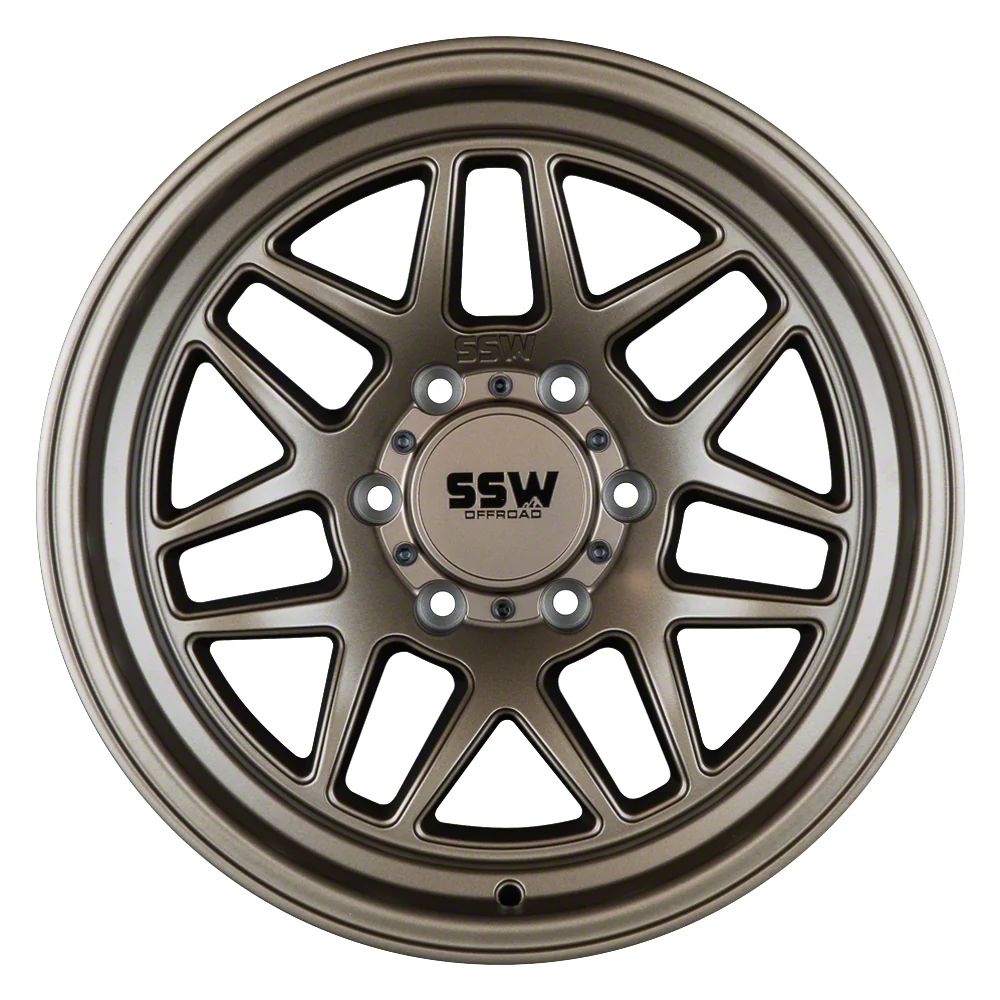 SSW Off-Road Wheels Tahoe Sierra Matte Bronze 6-Lug Wheel; 17x9; -25mm ...