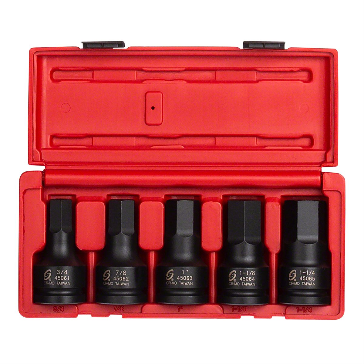 Sunex Universal AT 3/4-Inch Drive SAE Hex Impact Bit Socket Set; 5 ...