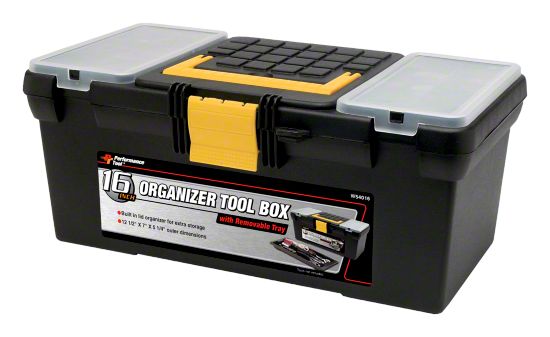 Universal AT 16-Inch Plastic Tool Box - Free Shipping