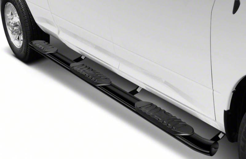 F-250 Super Duty 5-Inch Extreme Wheel-to-Wheel Side Step Bars; Black ...