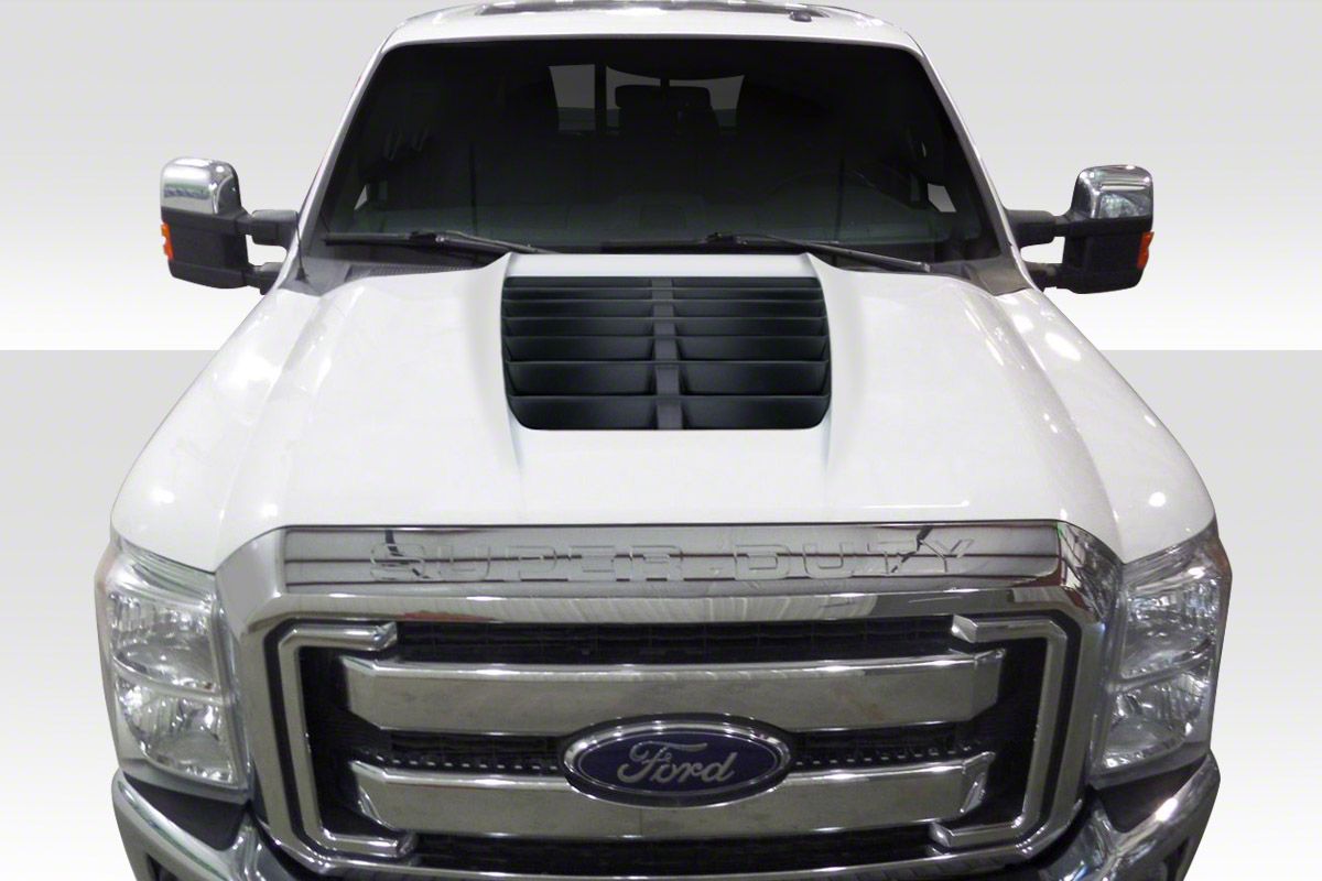 F-250 Super Duty GT500 Style V2 Hood; Unpainted (11-16 F-250 Super Duty ...