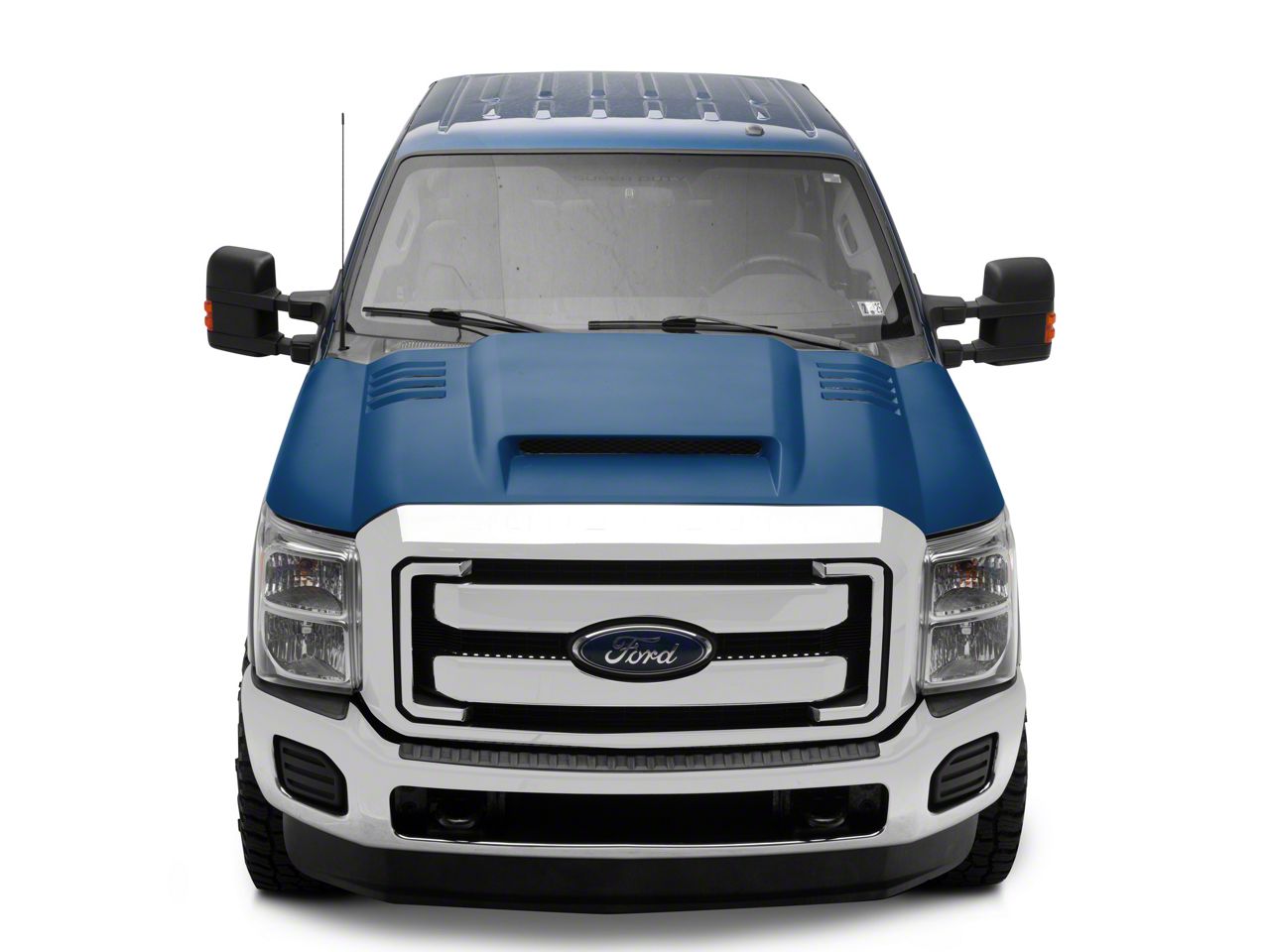 Ram Air Hood Unpainted 11 16 F 250 Super Duty