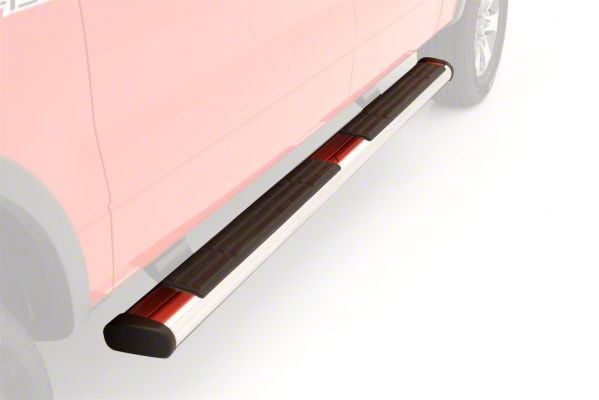 F-250 Super Duty 6-Inch Oval Straight Nerf Side Step Bars; Chrome (17 ...