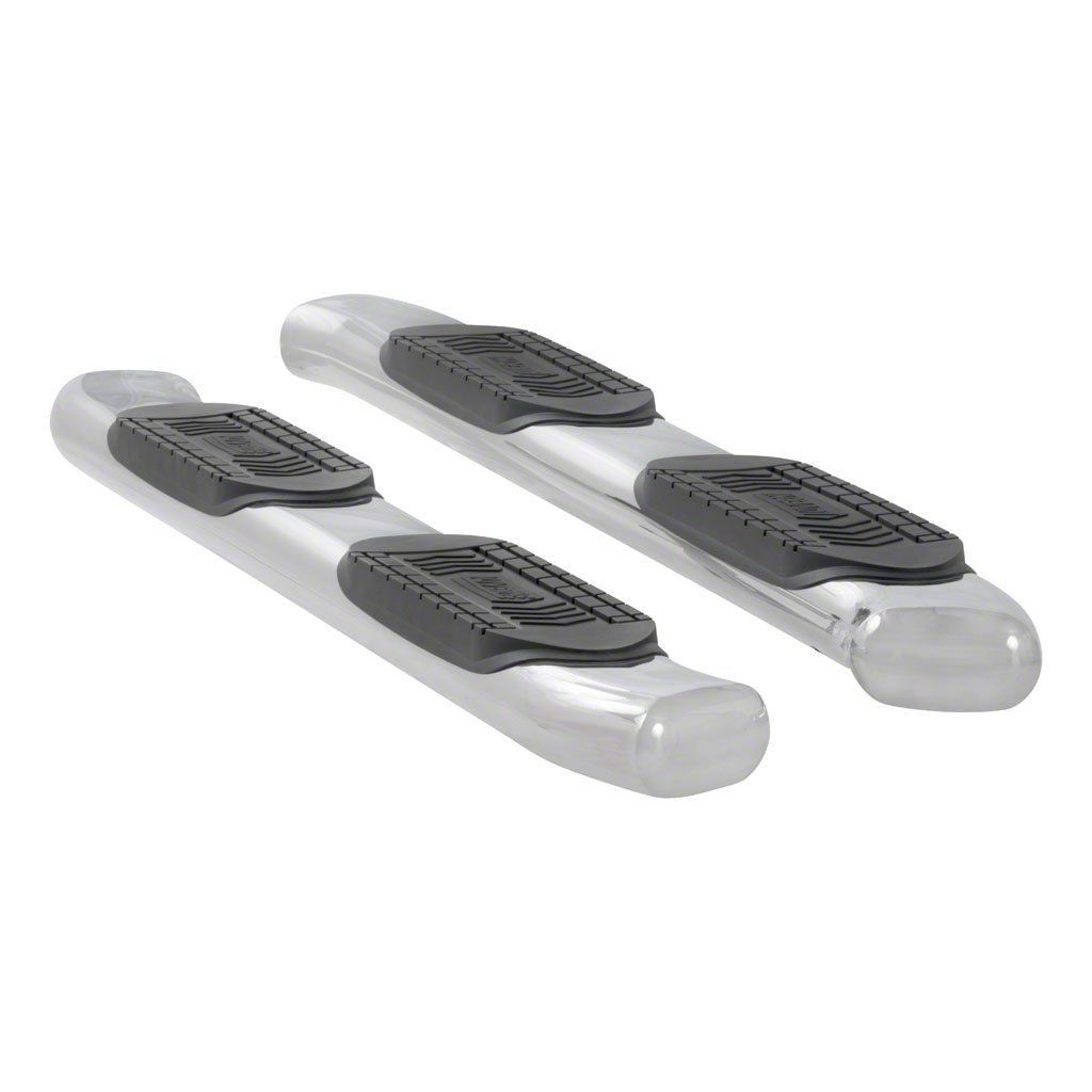 F-250 Super Duty 6-Inch Oval Tubular Nerf Side Step Bars; Polished ...