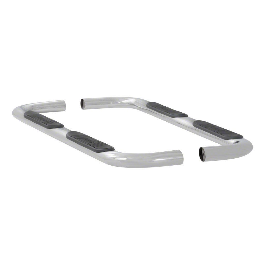 F-250 Super Duty 4-Inch Oval Nerf Side Step Bars; Polished Stainless ...