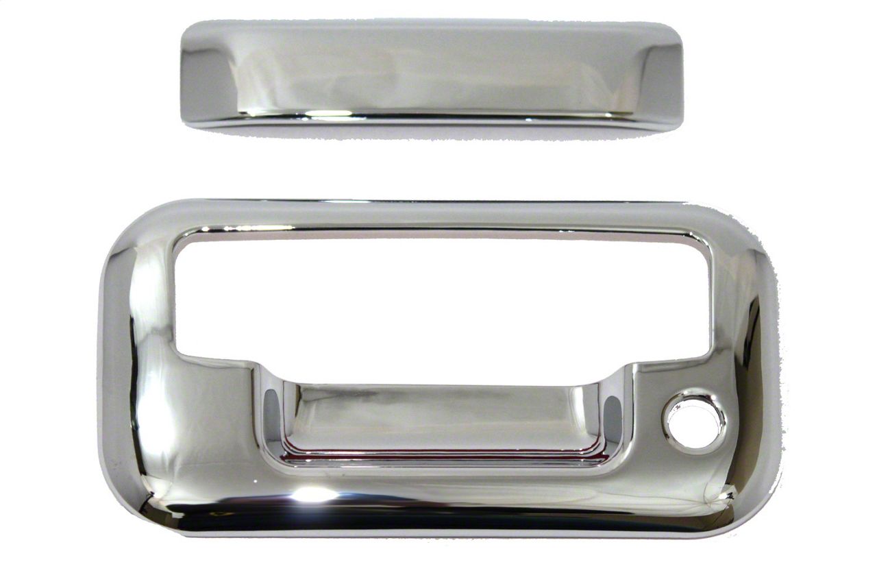F-250 Super Duty Tailgate Handle Cover; Chrome (11-16 F-250 Super Duty ...