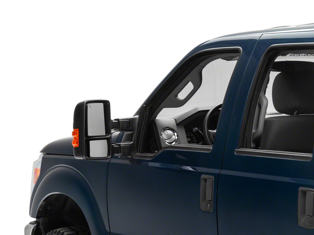 F-250 Super Duty Powered Heated Towing Mirror with Amber LED Turn ...