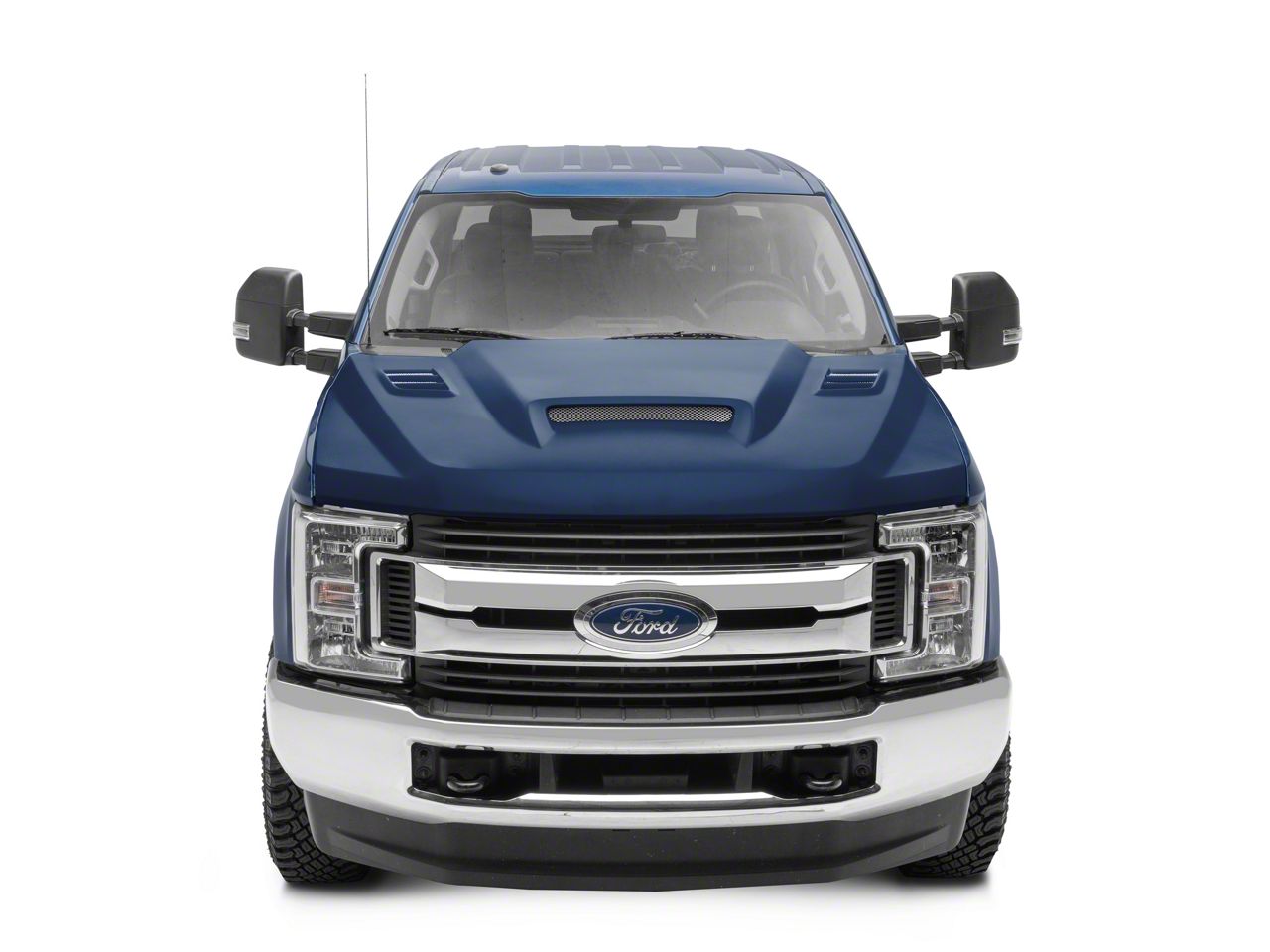 F-250 Super Duty Type-SSK Style Ram Air Hood; Unpainted (17-22 F-250 ...