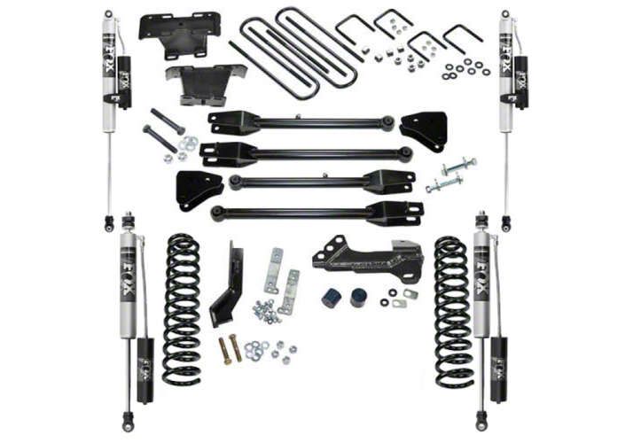 SuperLift F-250 Super Duty 4-Inch Suspension Lift Kit with Fox Shocks ...