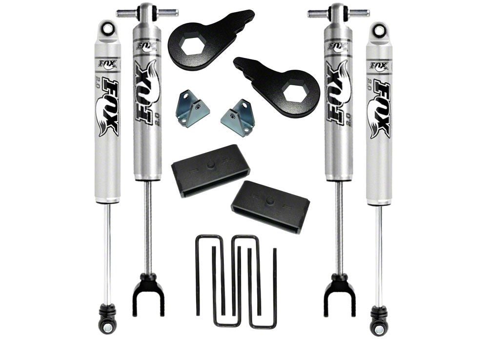 SuperLift Silverado 3500 2-Inch Suspension Lift Kit with FOX 2.0 Shocks ...