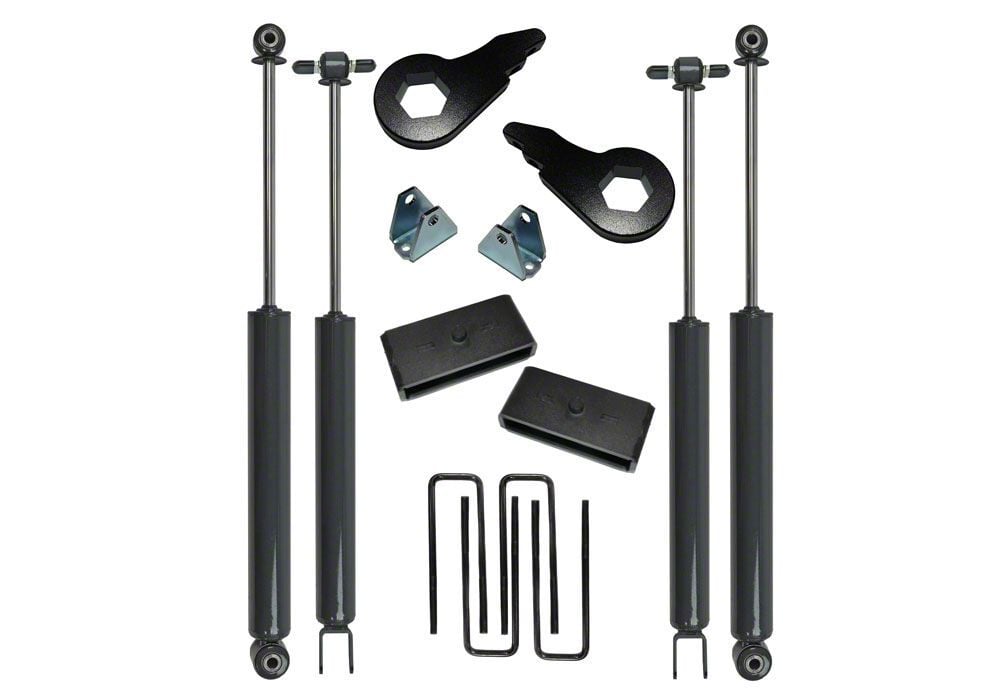 SuperLift Silverado 3500 2-Inch Suspension Lift Kit with Shadow Series ...
