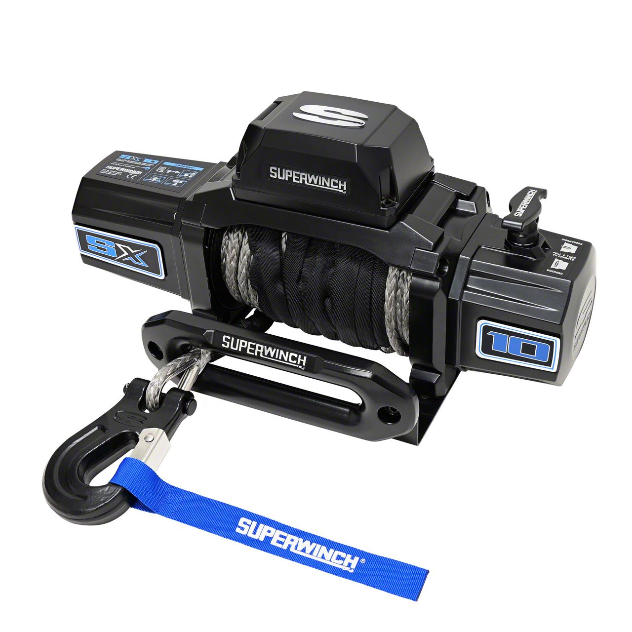 Superwinch RAM 3500 10,000 lb. SX 10000 Winch with Synthetic Rope ...
