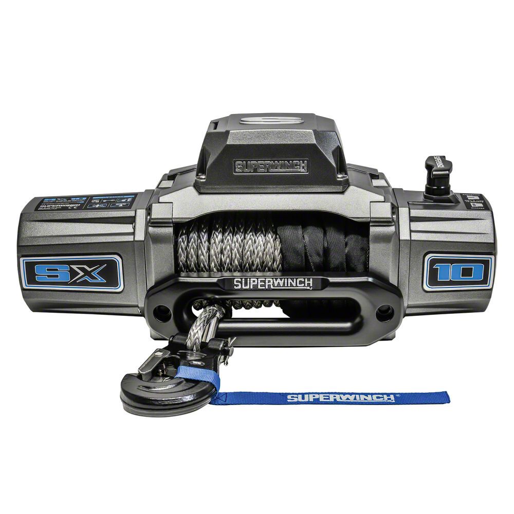 Superwinch Silverado 3500 10,000 lb. SX 10000 Winch with Synthetic Rope ...