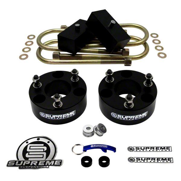 Supreme Suspensions Dakota 2.50-Inch Front / 1-Inch Rear Pro Billet ...