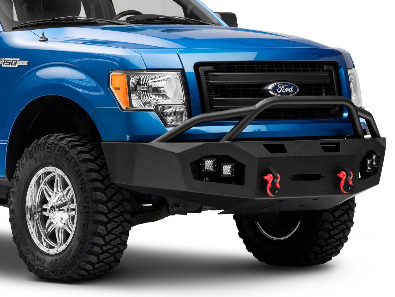 Supreme Suspensions F-150 HD Front Winch Utility Bumper with Bull Bar ...