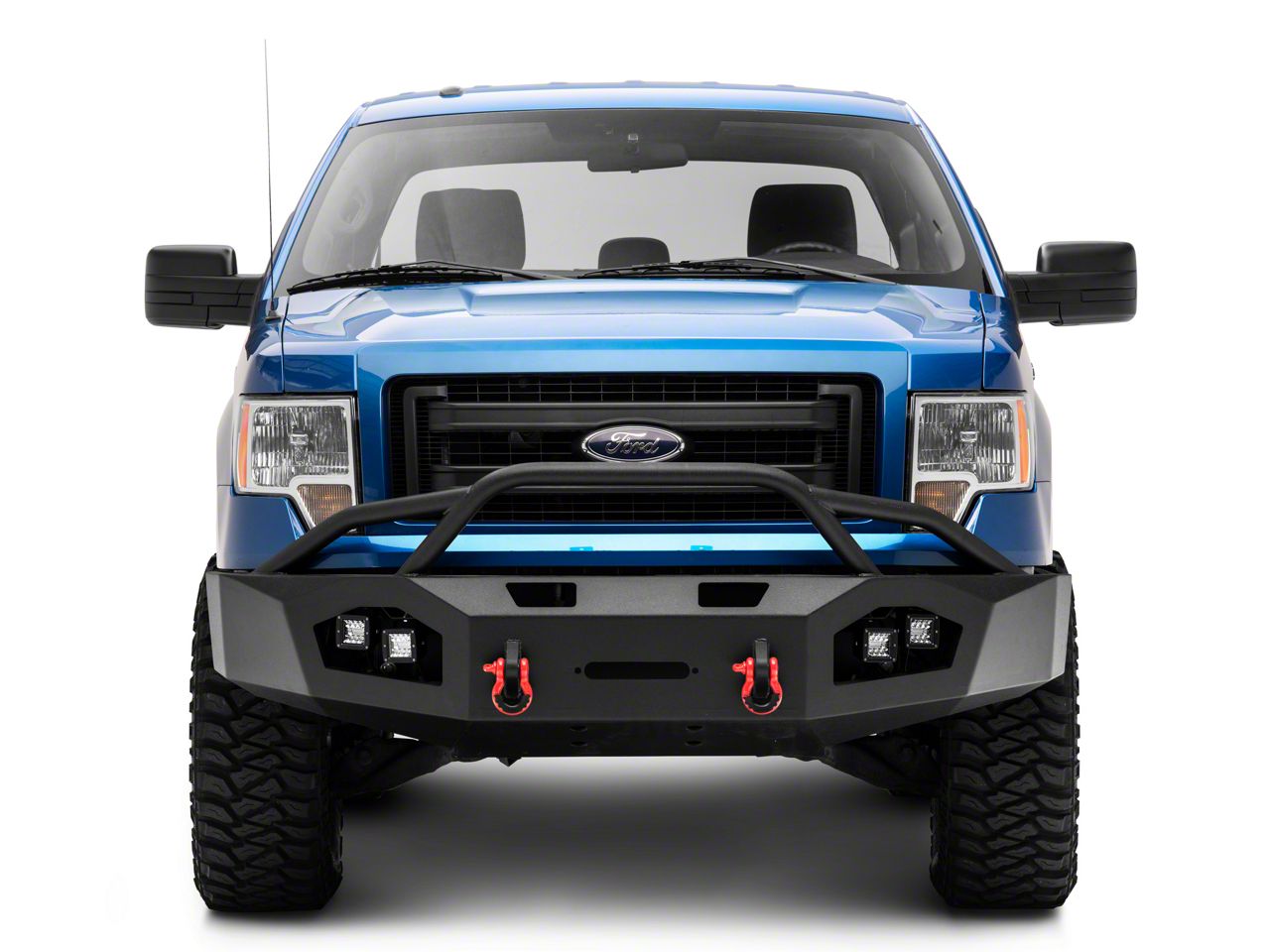 Supreme Suspensions F-150 HD Front Winch Utility Bumper with Bull Bar ...