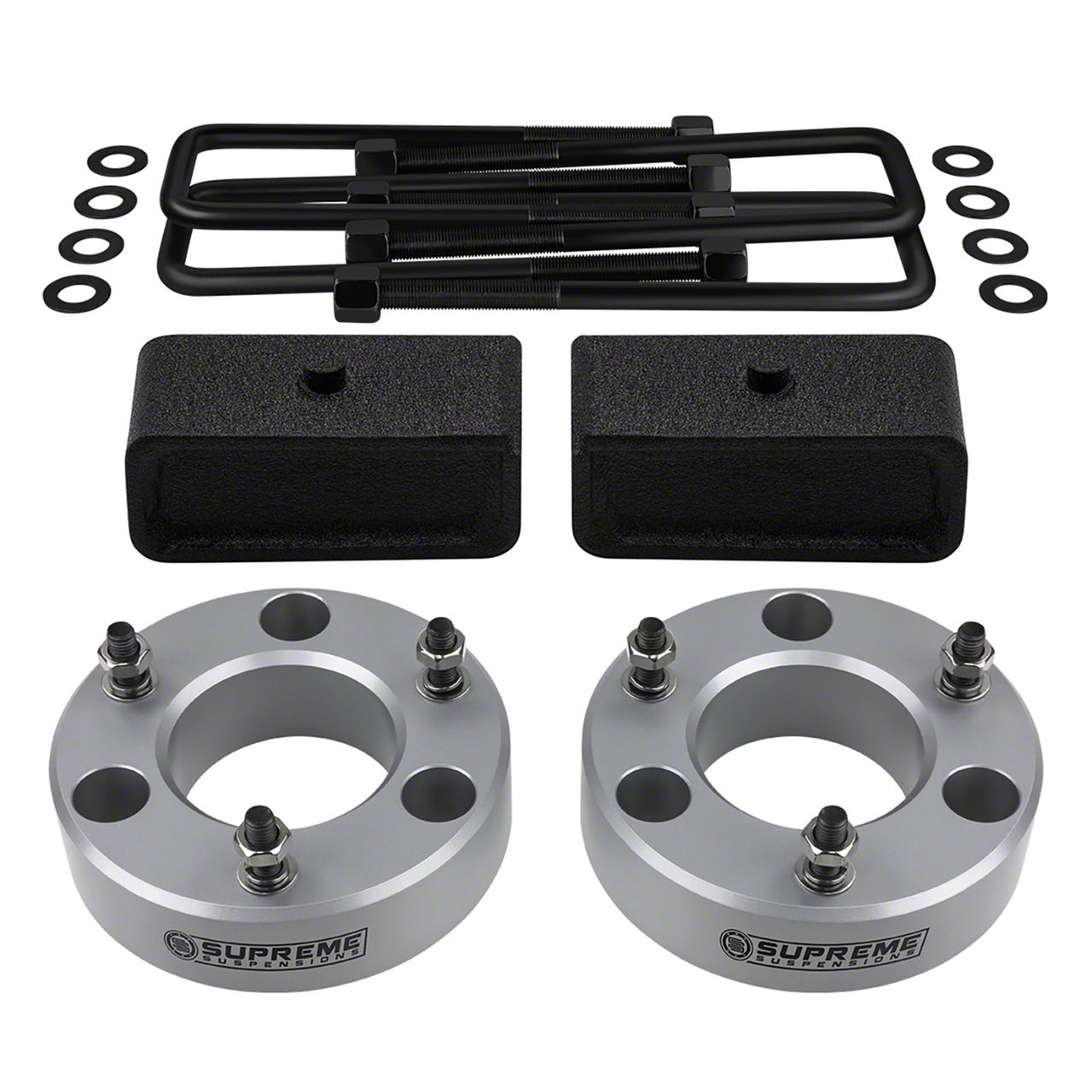 Supreme Suspensions Silverado 1500 3-Inch Front / 2-Inch Rear Pro ...