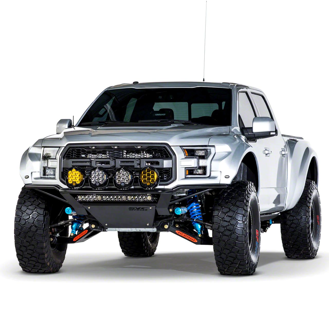 SVC Offroad F-150 Baja Front Bumper; Black SVC-G2-BAJA-01 (17-20 F-150 ...