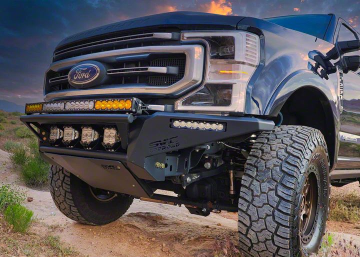 SVC Offroad F-250 Super Duty Mojave Front Bumper; Black SVC-SD-MFB-01 ...