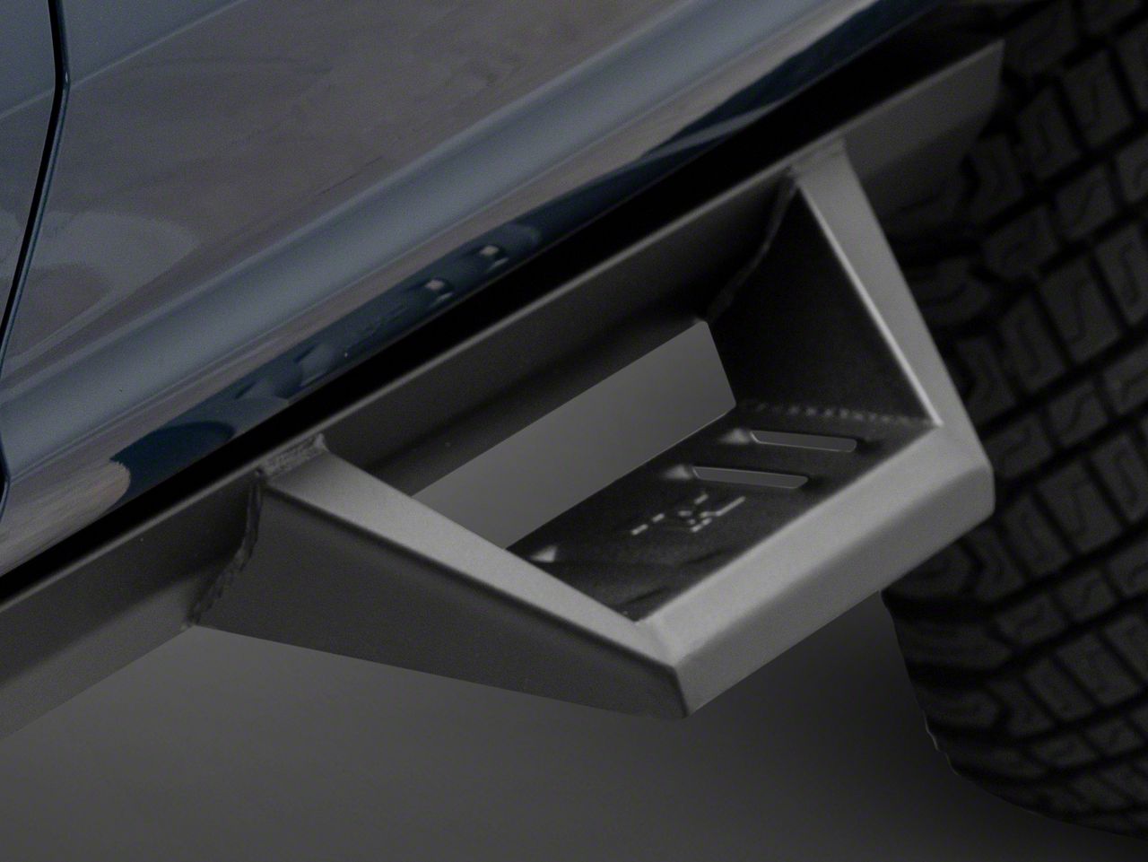 F-250 Super Duty 4-Inch Drop Sniper Running Boards; Textured Black (17 ...