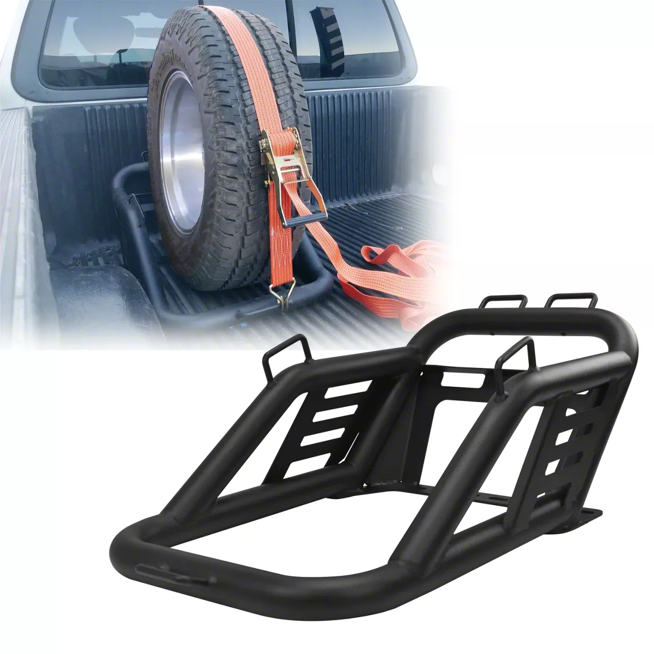 RAM 1500 Heavy Duty Spare Tire Carrier (Universal; Some Adaptation May ...