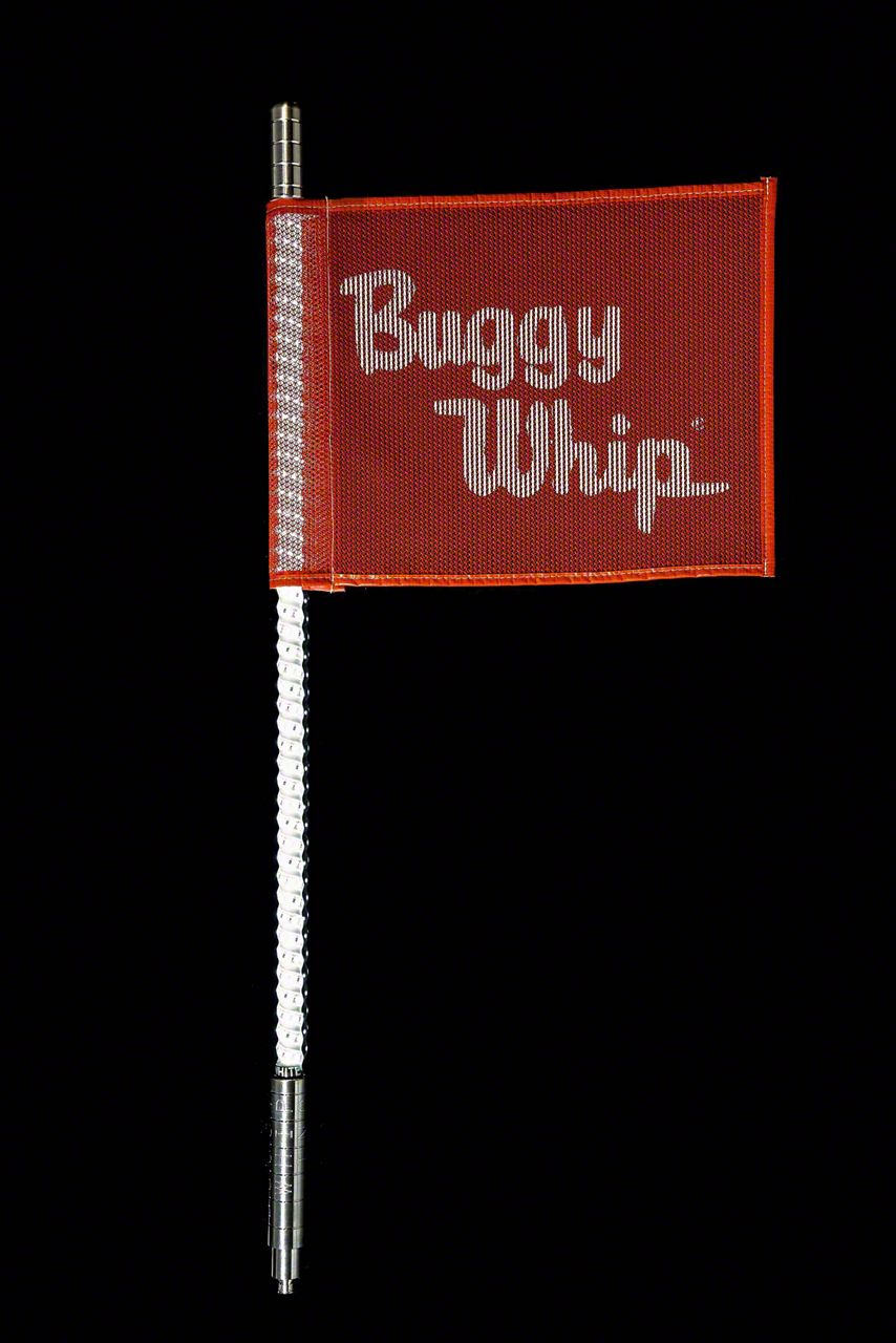 Tahoe 2-Foot Bright White LED Whip with 10-Inch x 12-Inch Red Buggy ...