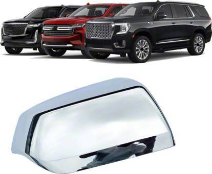 Tahoe Mirror Covers; Chrome (21-23 Tahoe) - Free Shipping