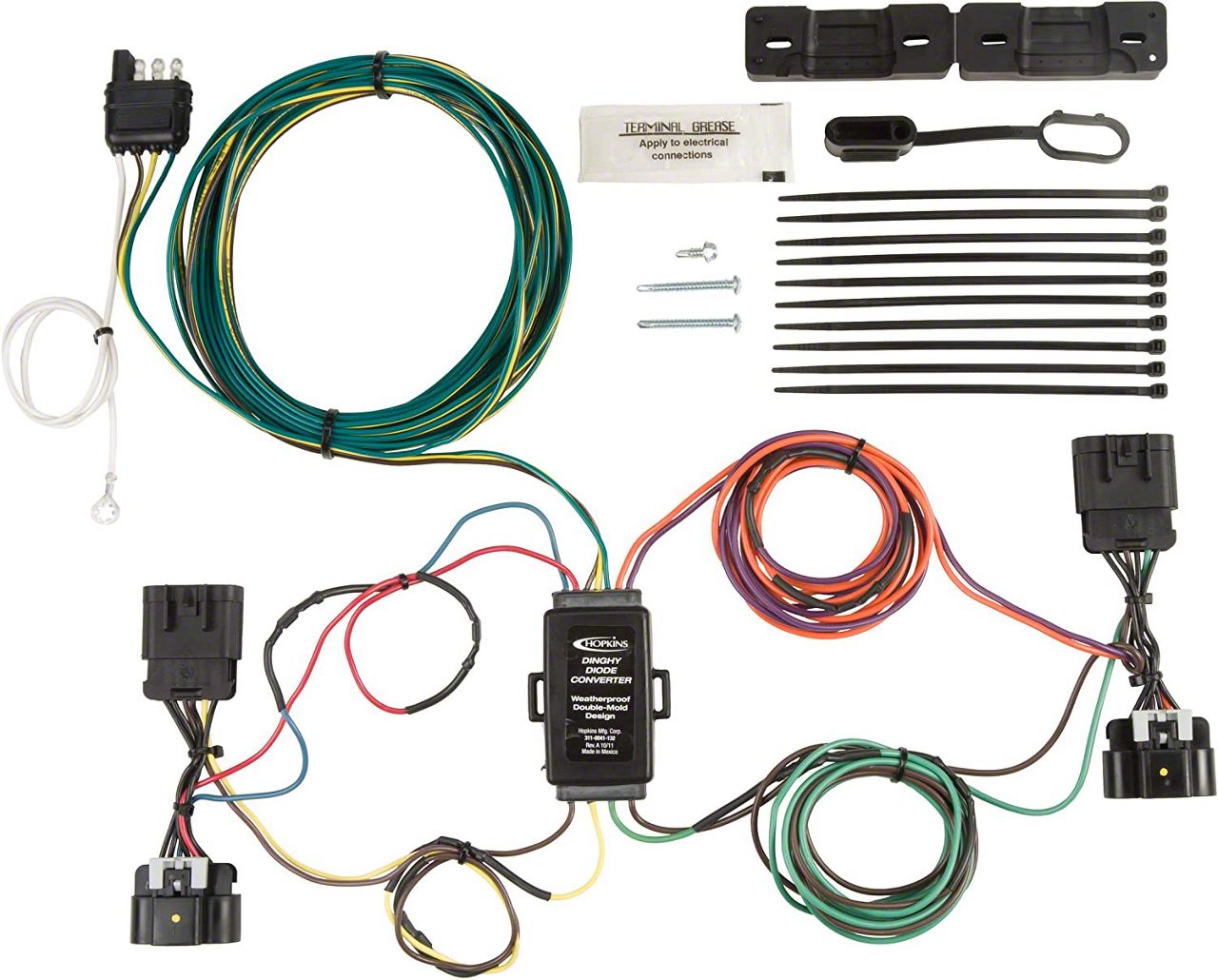 Tahoe Plug-In Simple Vehicle to Trailer Wiring Harness; 6-Pin Plug (07 ...